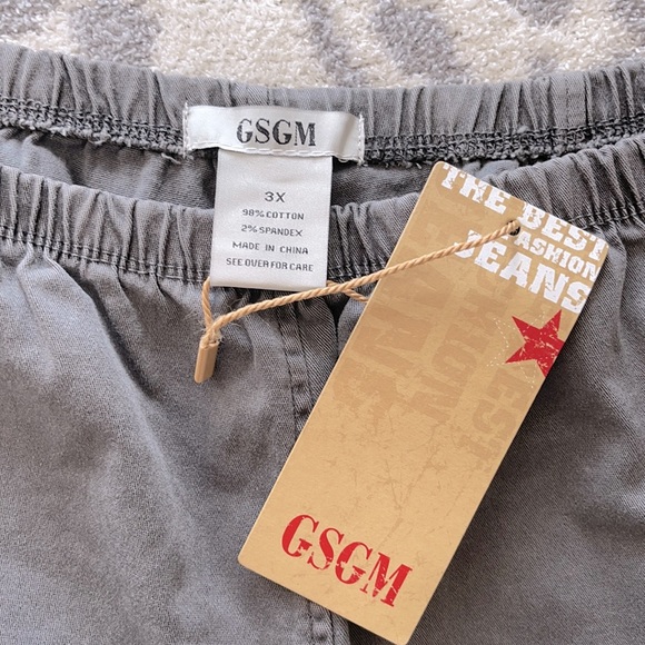 GSGM | Pants & Jumpsuits | Gsgm Jeans With Elastic Waist | Poshmark
